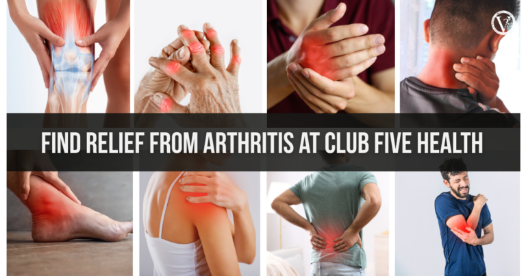 Arthritis - Club5 Health - Fitness Therapy, PT, Injuries, Pain, Weight